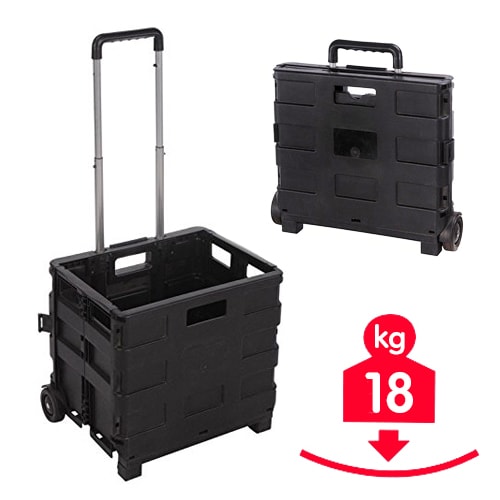 Chariot Box pliant 18kg avec poignée télescopique Camping-car Caravane
