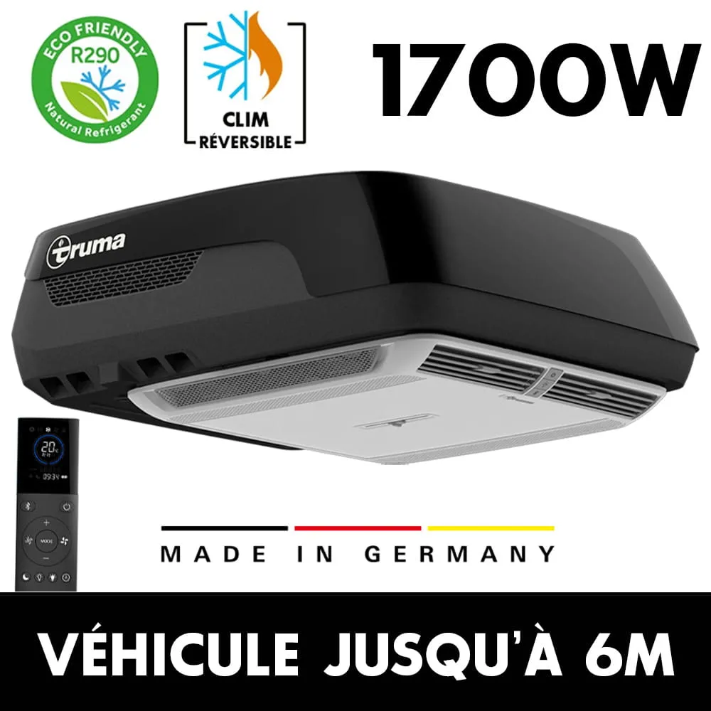Climatiseur TRUMA AVENTA Compact Noir 2ème génération 1700W